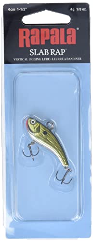 Rapala Slab Rap 04 Chrome SLR04GCH: Slab Rap 04 Chrome, Gold, 4