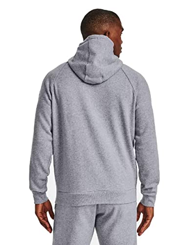 Under Armour Men's UA Rival Fleece Full-Zip Hoodie (Grey, XX-Large)