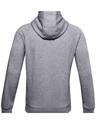 Under Armour Men's UA Rival Fleece Full-Zip Hoodie (Grey, XX-Large)