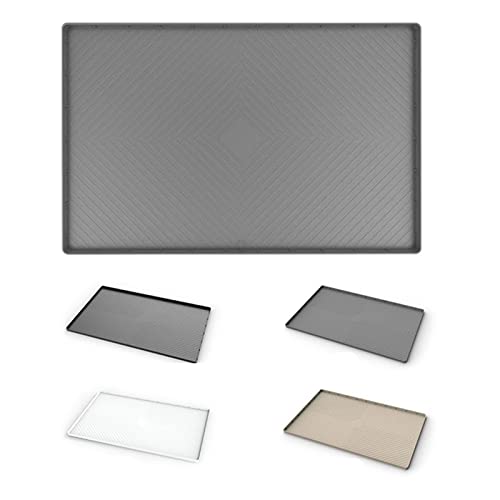 Acinkeety Multi-Purpose Under Sink Mat Water-Proof Cabinet Protectors Sink Drip-Tray Bathroom Cabinet Liner Kitchen Drip-Tray Under Sink Mat for Kitchen Water-Proof Sink Underlay Protectors