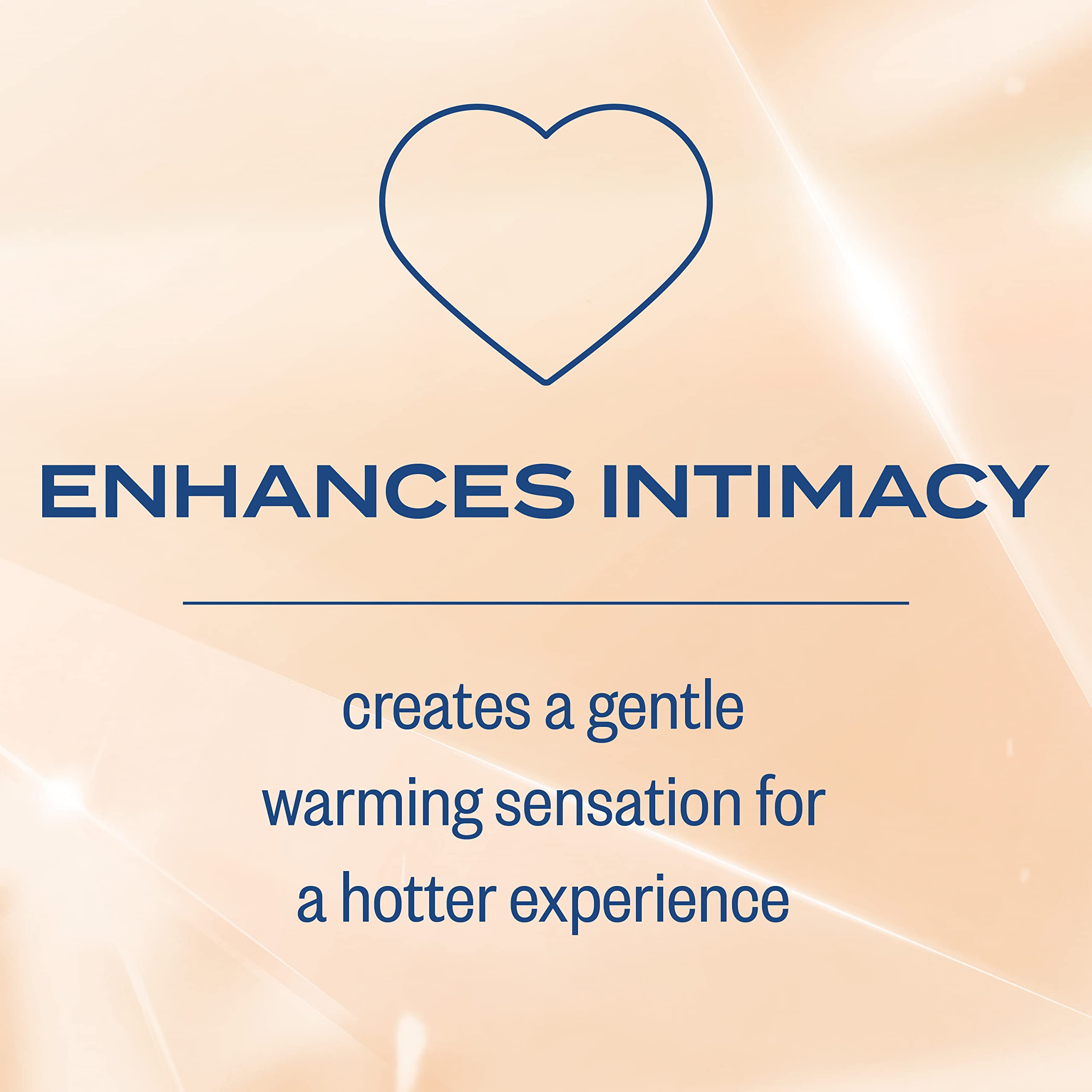K-Y Warming Liquid Lube, Sensorial Personal Lubricant, Glycerin Based Formula, Safe to Use with Latex Condoms, For Men, Women and Couples, 2.4 FL OZ