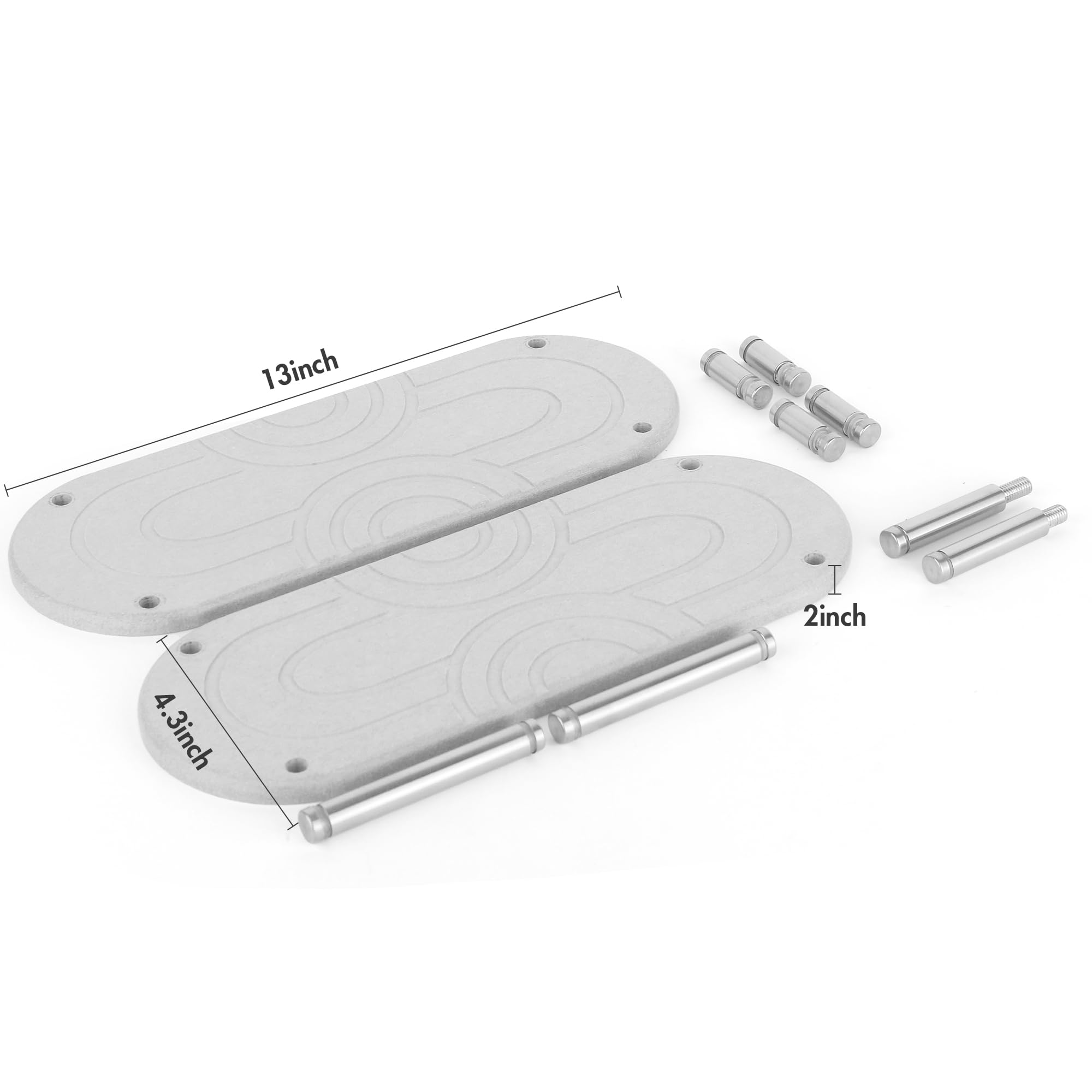 YumTech Sink Tray, Diatomaceous Tray, Fast Drying Stone Sink Caddy, Instant Dry Sink Organizer Bathroom, Water Absorbing Drying Stone Tray for Sink, Drying Stone for Kitchen Counter(2-Tier, Grey)