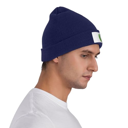 Pickle Slut Logo Knitted Hat Woolen Hat Warm Fashion Outdoors Caps Unisex Navy Blue