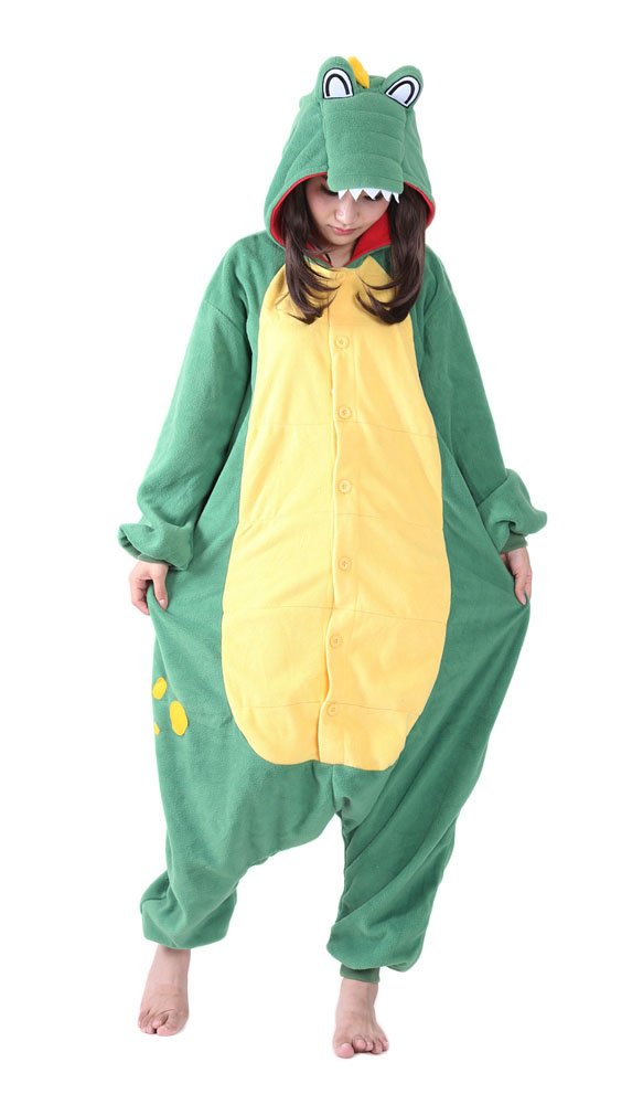 Uniquecos Adult Animal Onesie Animal Cosplay Costume Halloween Pajamas Large