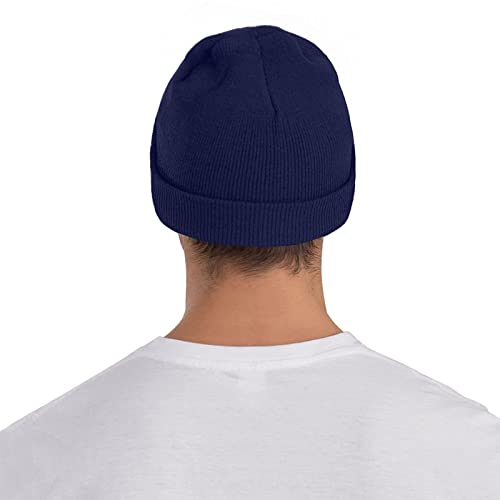 Pickle Slut Logo Knitted Hat Woolen Hat Warm Fashion Outdoors Caps Unisex Navy Blue