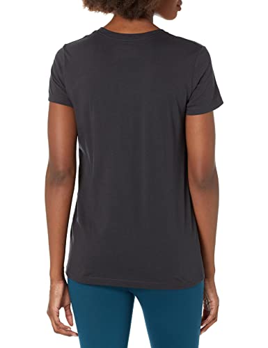 Under Armour Women's Standard Circle Wordmark Short Sleeve T-Shirt, (001) Black / / Opal Green, Medium