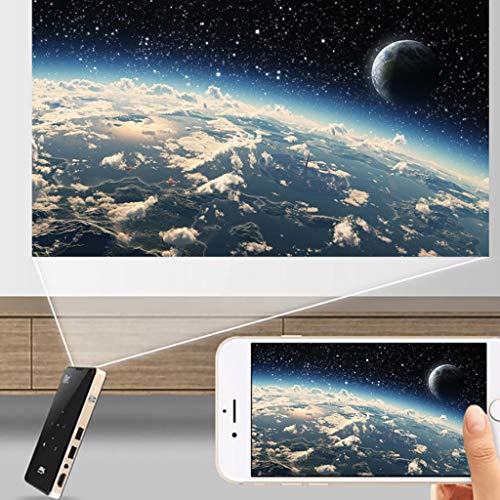 WDSD Mini Portable DLP Android Projector, Home Theater Support 4K Mobile Phone ( Size : 8GB )