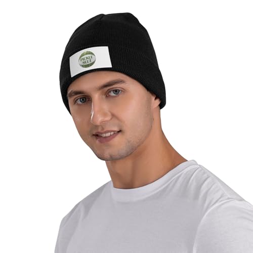 Pickle Slut Logo 1 Knitted Hat Woolen Hat Warm Fashion Outdoors Knit Cap Unisex Black