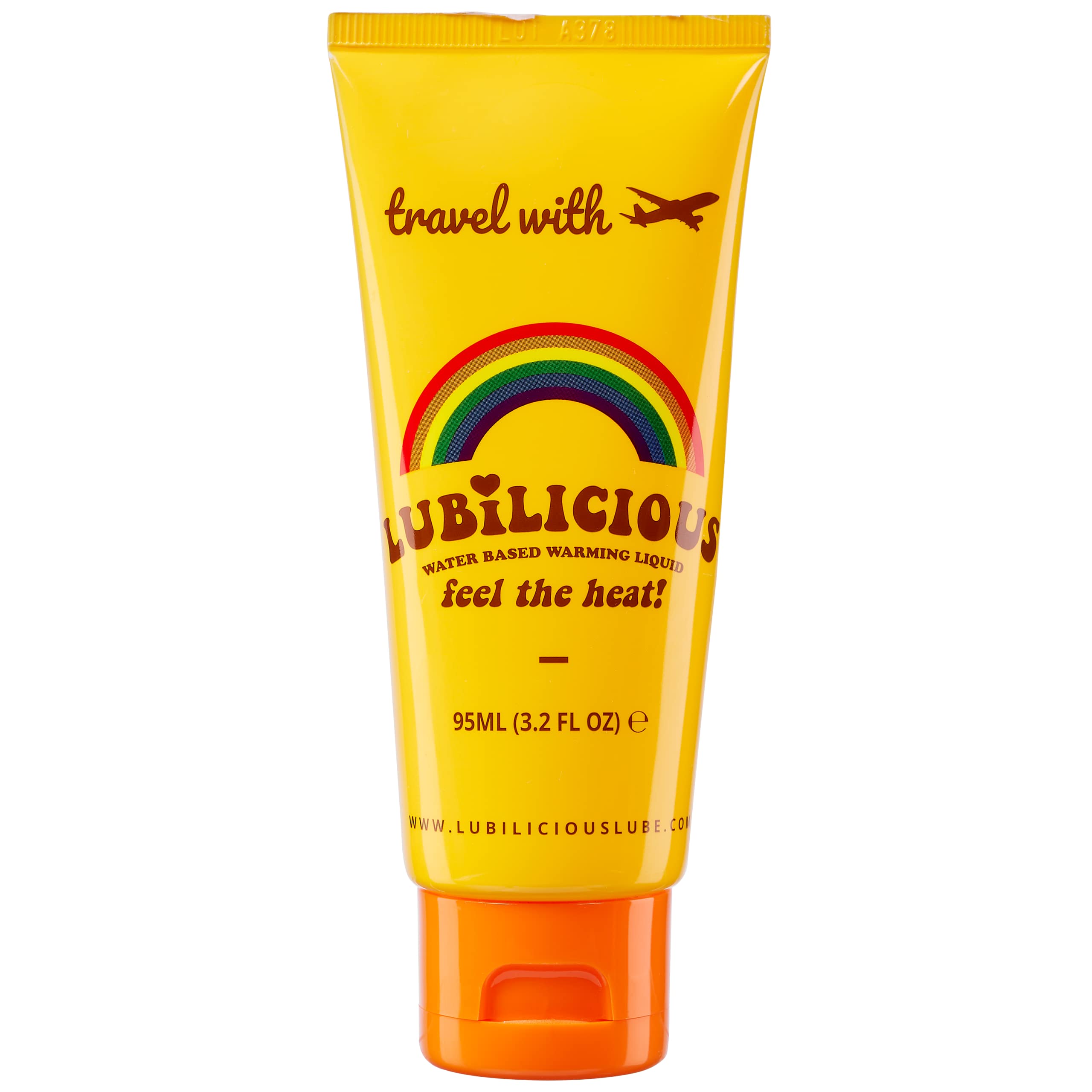 Lubilicious Warming Lube Flip Top Tube 3.2 oz – Water Based Lubricant for Gentle Warming Lubrification for Her – Personal Lubricant and Water Based Lube – Trusted Lubricants for Privacy