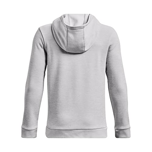 Under Armour Boys ArmourFleece Graphic Hoodie , (014) Halo Gray / / Black , Youth Small