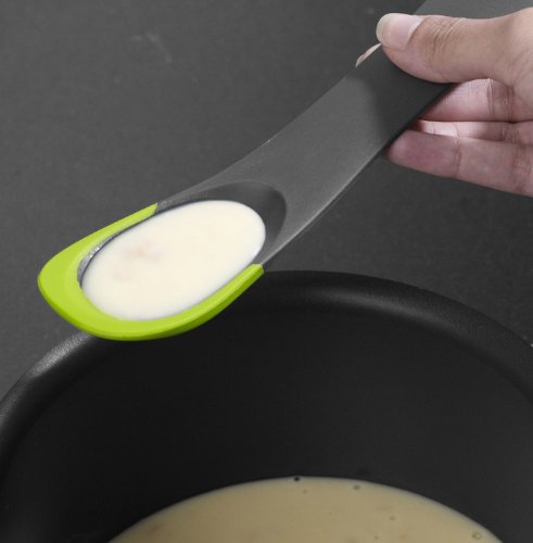 Joseph Joseph Uni-Tool 5-In-1 Utensil Slotted Solid Spoon Spatula Turner Slicer Kitchen All-In One Space Saving, Gray 12 long