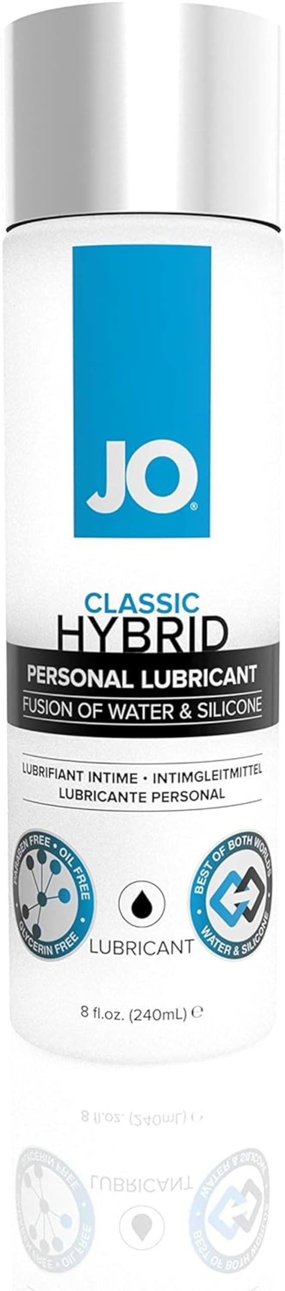 Jo Hybrid Personal Lubricant, Assorted, 8 Fl Oz