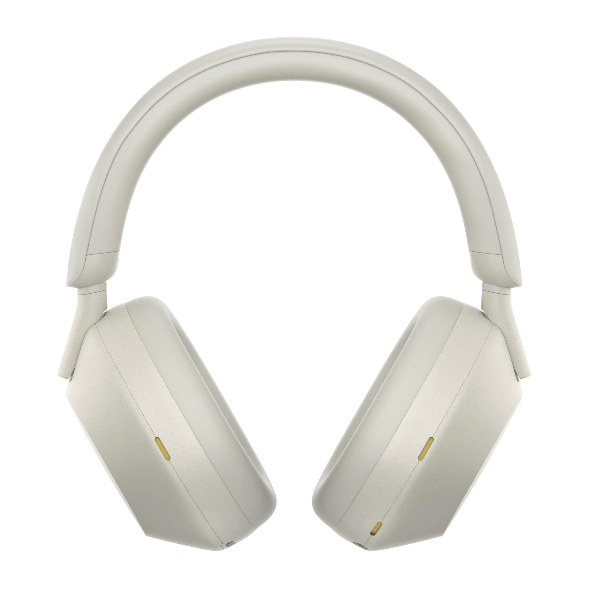 Sony WH-1000XM5 Wireless Noise Canceling Over-Ear Headphones (Silver) WLA-NS7 Wireless TV Adapter Bundle - (SNWH1000XM5S WLA-NS7) - (2 Items) (Renewed)