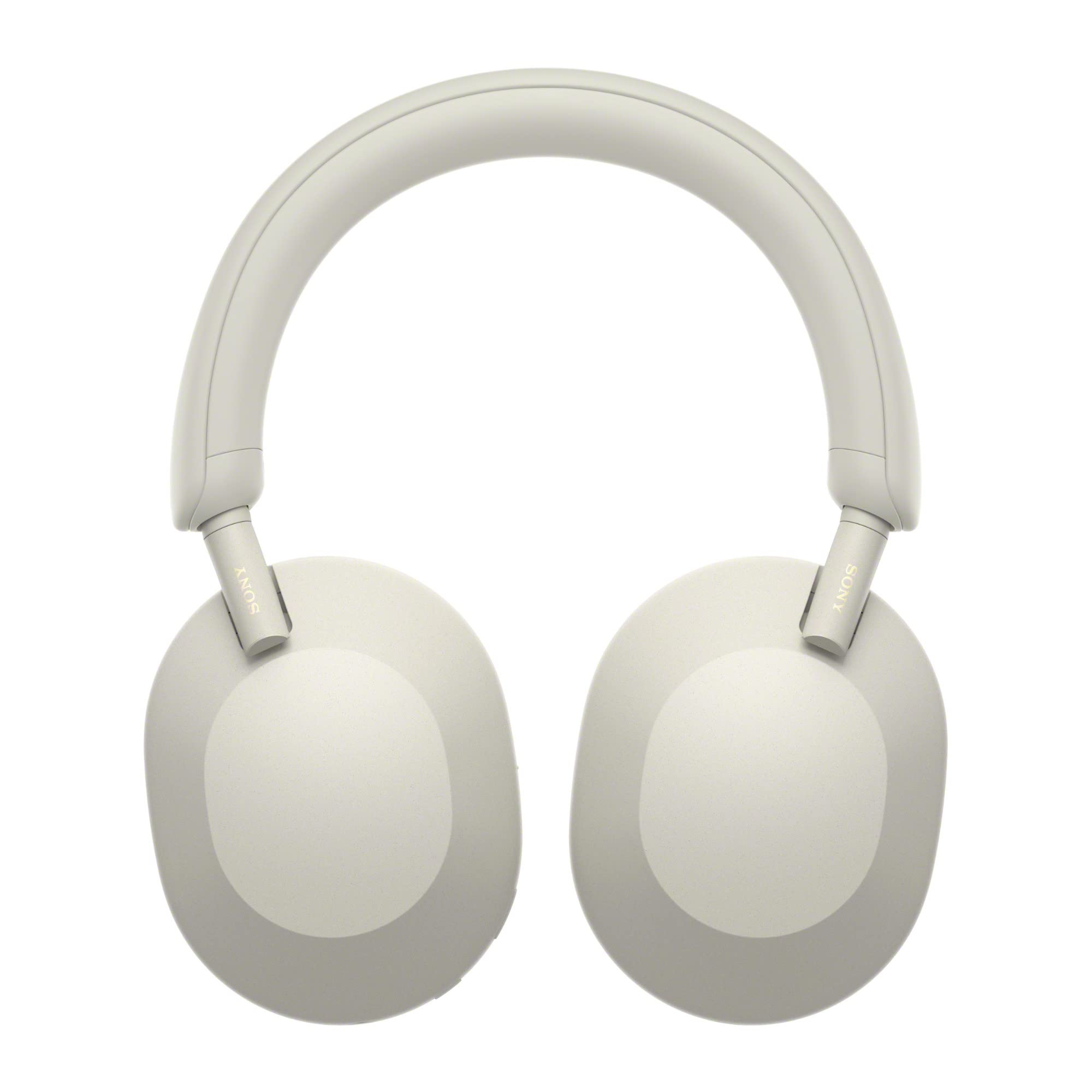 Sony WH-1000XM5 Wireless Noise Canceling Over-Ear Headphones (Silver) WLA-NS7 Wireless TV Adapter Bundle - (SNWH1000XM5S WLA-NS7) - (2 Items) (Renewed)