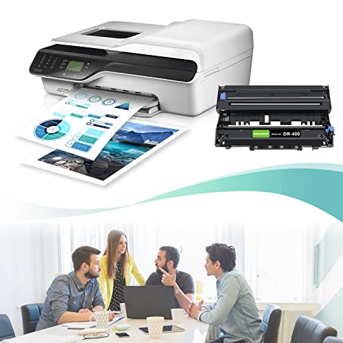 GREENBOX (NO Toner Remanufactured Drum Unit Replacement for Brother DR-400 DR400 Drum for DCP-1200 1400 HL-1240DX MFC-8300 P2500 P2500T IntelliFax-4100 4100E 8750P Printer (20,000 Pages, 1 Black)