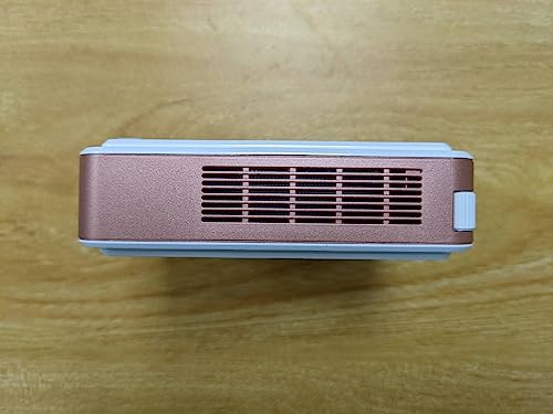 2024 Upgraded Portable Projector, EZCast J4 Rechargeable Movie Projector - Built-in Battery & Speaker - 1080P Pico Projector, Camping Projector, Compatible w/HDMI, USB, iPhone, Android, Tablet, Laptop