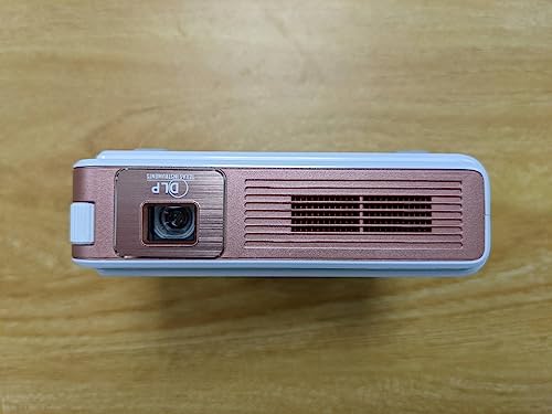 2024 Upgraded Portable Projector, EZCast J4 Rechargeable Movie Projector - Built-in Battery & Speaker - 1080P Pico Projector, Camping Projector, Compatible w/HDMI, USB, iPhone, Android, Tablet, Laptop