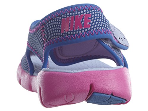 Nike Sunray Adjust 4 Boys (GS/PS) Shoes Hydrangeas/Comet Blue/Pink 386520-504 (4 M US)