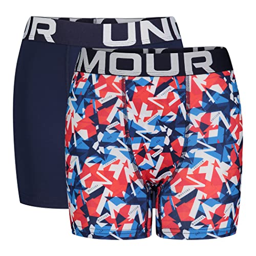 Under Armour Boys' Performance Boxer Briefs, Freedom Star Print