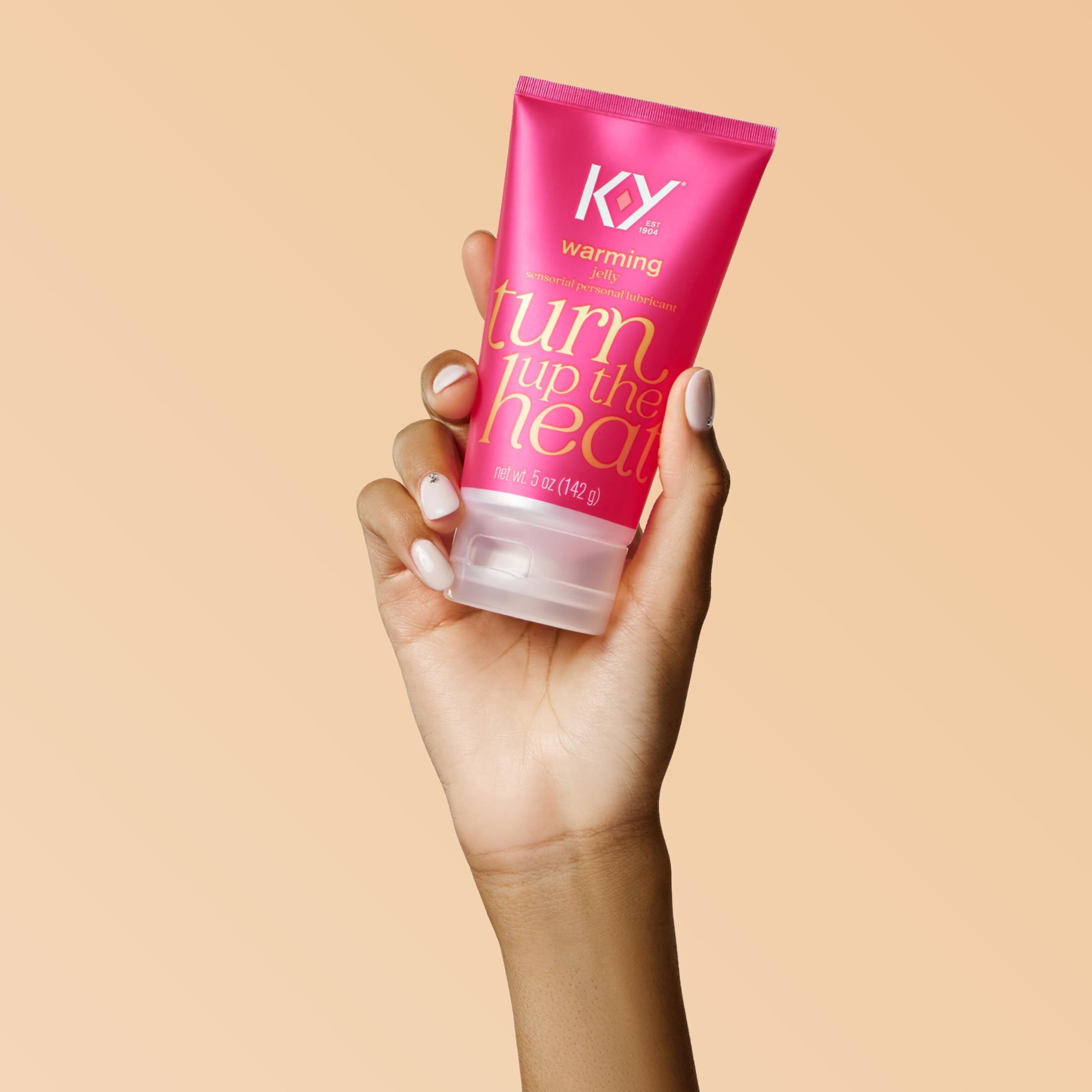 K-Y Warming Jelly Lube, Sensorial Personal Lubricant, Glycol Based Formula, 5 fl oz (Pack of 1)