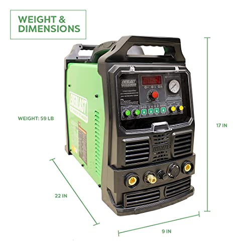 2021 Everlast PowerPro 164Si 160Amp TIG Stick Pulse 40Amp Plasma Cutter 110v/220v Multi Process Welder