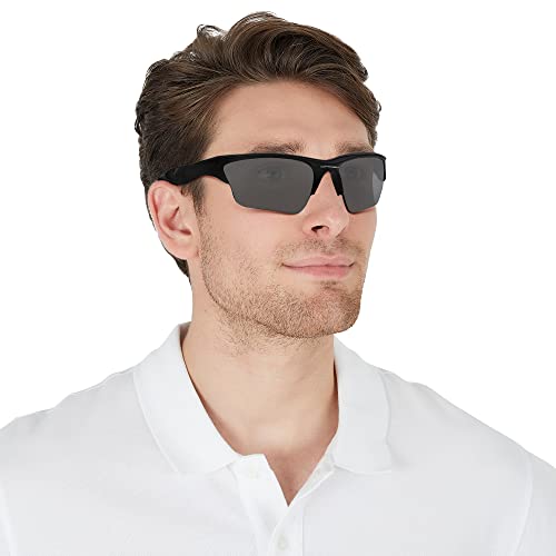 Oakley mens Oo9154 Half Jacket 2.0 Xl Sunglasses, Polished Black/Black Iridium Polarized, 62 mm US