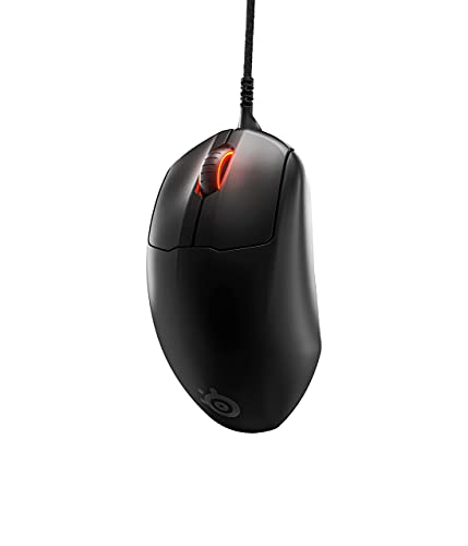 SteelSeries Prime+ FPS Gaming Mouse – 18,000 CPI TrueMove Pro+ Optical Sensor – 5 Programmable Buttons – Magnetic Optical Switches – Brilliant Prism RGB Lighting - Black (Renewed)