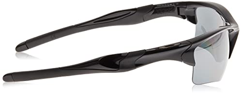 Oakley mens Oo9154 Half Jacket 2.0 Xl Sunglasses, Polished Black/Black Iridium Polarized, 62 mm US