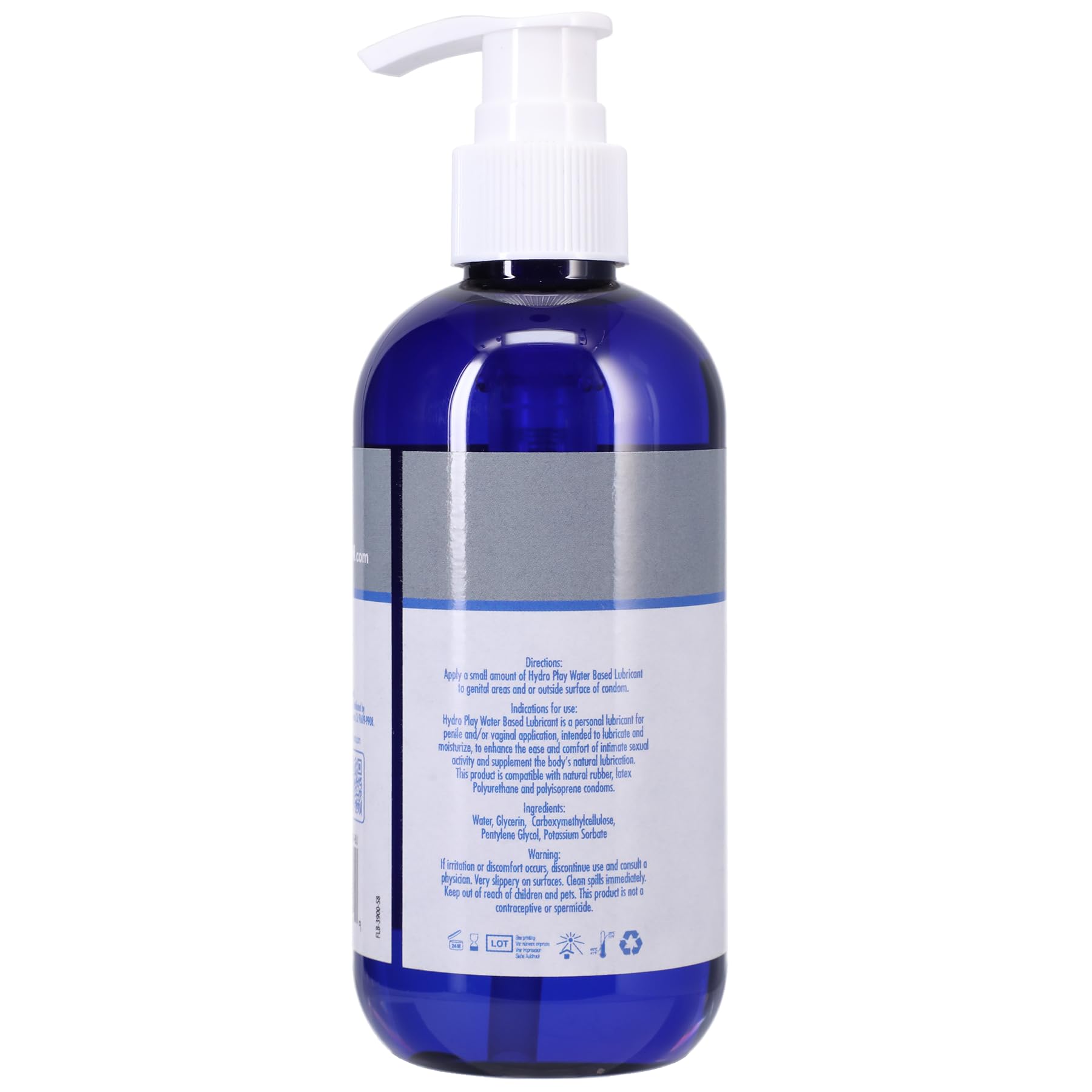 Doc Johnson TitanMen - Hydro Play Water Based Lube - Long lasting & Smooth with quick & easy clean up - Versatile and multi-purpose for all your pleasure play - 32 fl oz (946.3 mL)