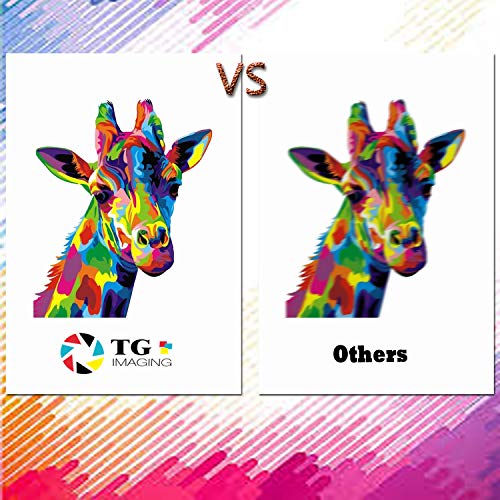 (4-Color, B+C+Y+M) TG Imaging Compatible TN227 Toner Cartridge Replacement for Brother TN-223 TN-227 High Yield Toner Work for MFC-L3750CDW HL-L3230CDW Toner Printer