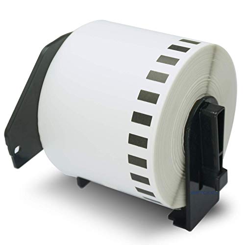 BETCKEY - Compatible Removable Continuous Label Replacement for Brother DK-4205 (2-3/7" x 100'), Use with Brother QL Label Printers [1 Roll]