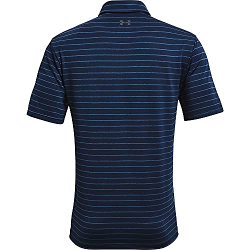 Under Armour Men's Playoff 2.0 Golf Polo , Academy Blue (409)/Pitch Gray , X-Large