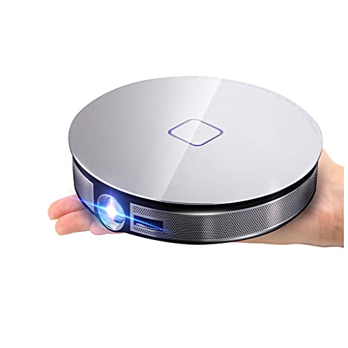 WDSD Portable DLP MINI Projector 12000mAh Battery 1280x720P Android -compatible Support 1080P 4K