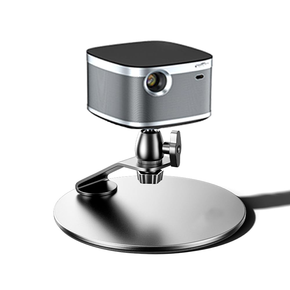 HVAYING Desktop Projector Stand Adjustable Tilt with 1/4" Screw - Ideal for Home, Office, and Studio - Compatible and Most LCD/DLP Video Projector
