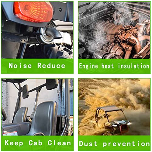YONQIFON UTV Rear Windshield,Back Window Compatible with Polaris RZR 1000 XP, XP 4 1000