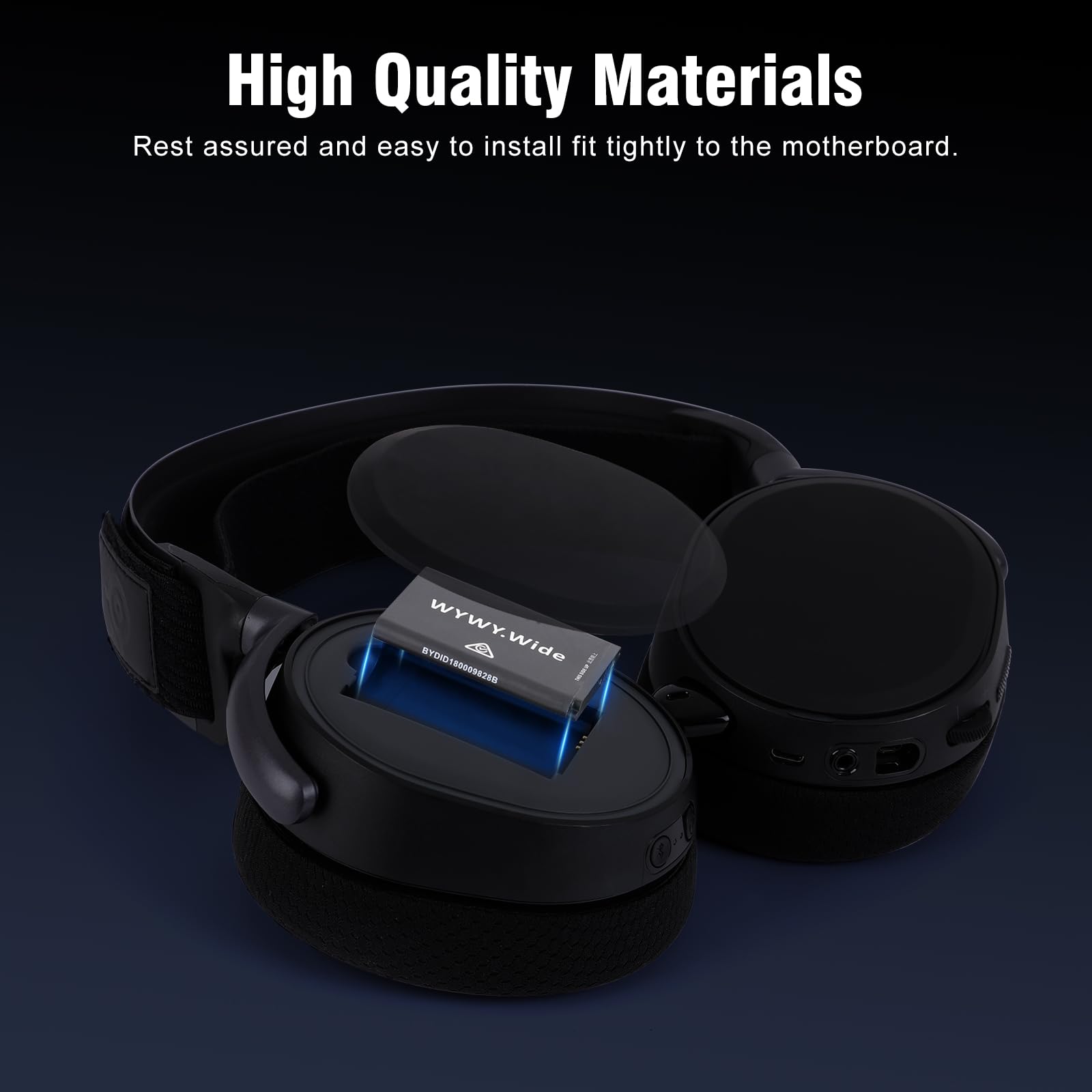 WYWY.Wide 2 Pack 1000mAh Battery Pack Compatible with Steelseries Arctis Pro Wireless, Siberia 800, Siberia 840 Wireless Gaming Headsets, 61298RX Headsets, H Wireless Gaming-Headset