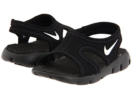 Nike Kids Baby Boy's Sunray 9 (Infant/Toddler) Black/White Sandal 10 Toddler M