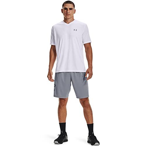 Under Armour UA Tech Graphic Shorts Steel/Black LG 10