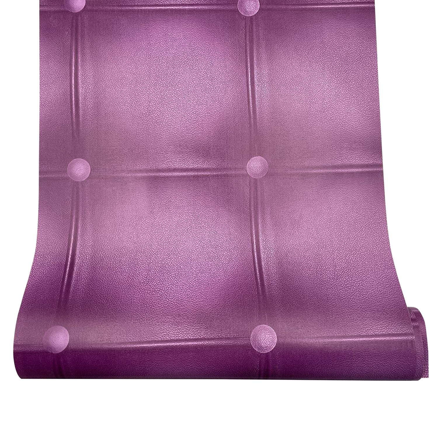 Yifely Purple Grid Shelving Paper Removable Shelf Liner PVC Drawer Sticker Redo Old Nightstands Doors 17.7 Inch by 9.8 Feet