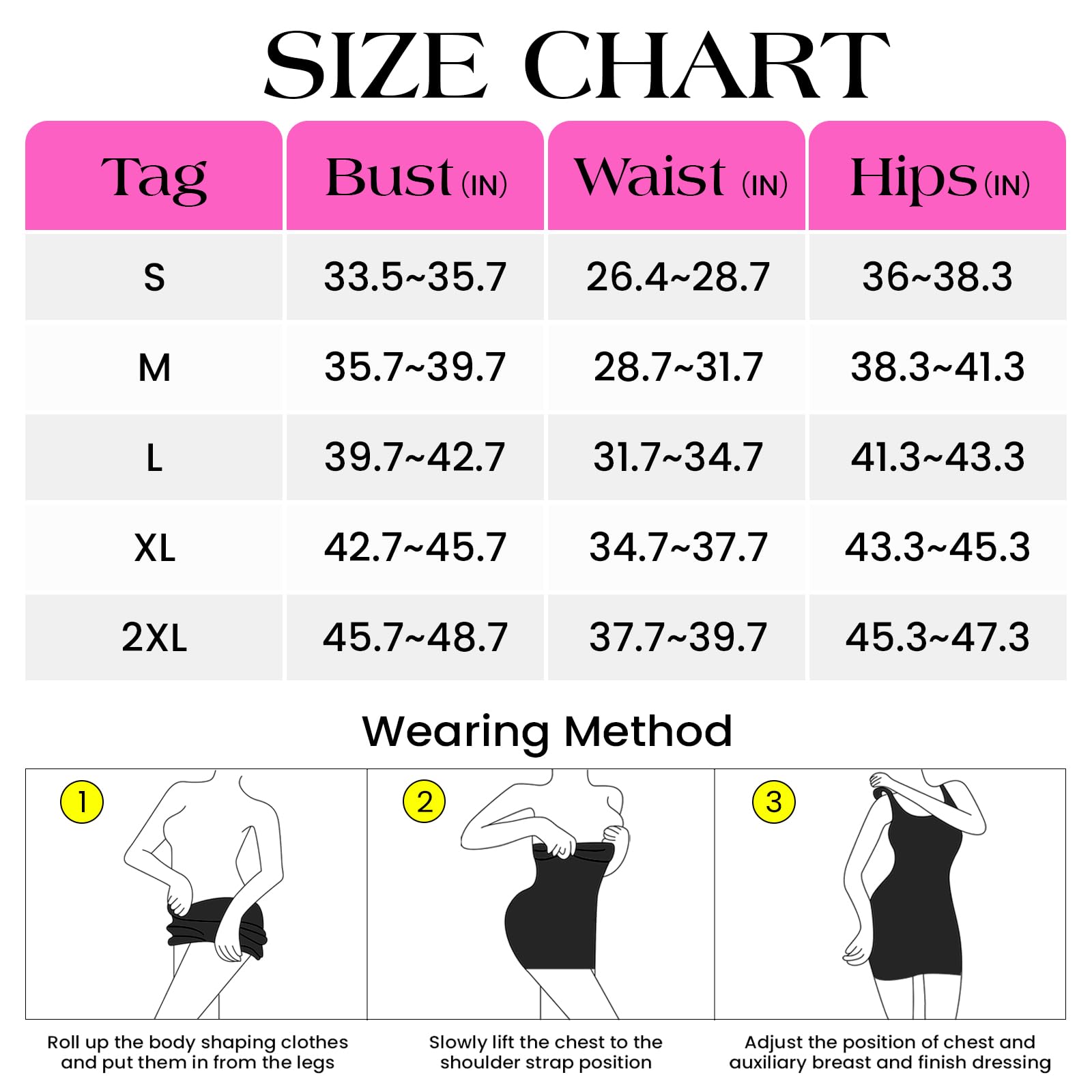 Strapless Shapewear Slip for Under Dresses Tummy Control Dress Slip Body Shaper Women Seamless Full Slip White