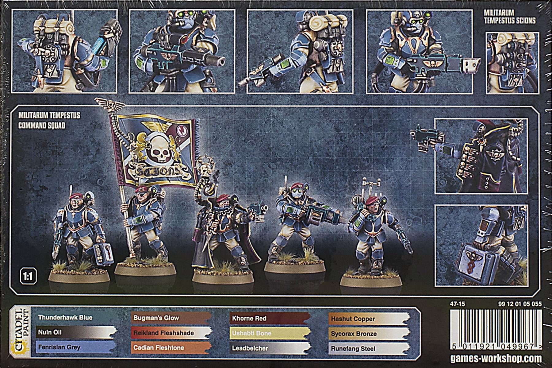 Games Workshop Warhammer 40K Militarum Tempetus Scions
