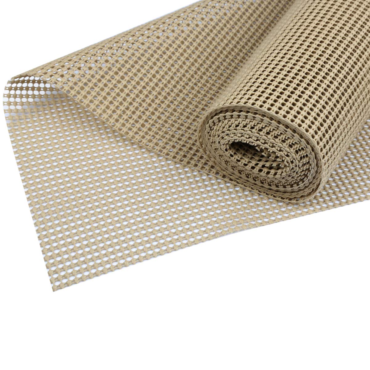 KOLOX 20 inch Shelf Liner for Kitchen Cabinets, Non Slip Shelf Paper & Drawer Liner, Non Adhensive White Drawer Liner 20 inch x 10 ft, Shelves Liner Strong Grip Liner for Kitchen