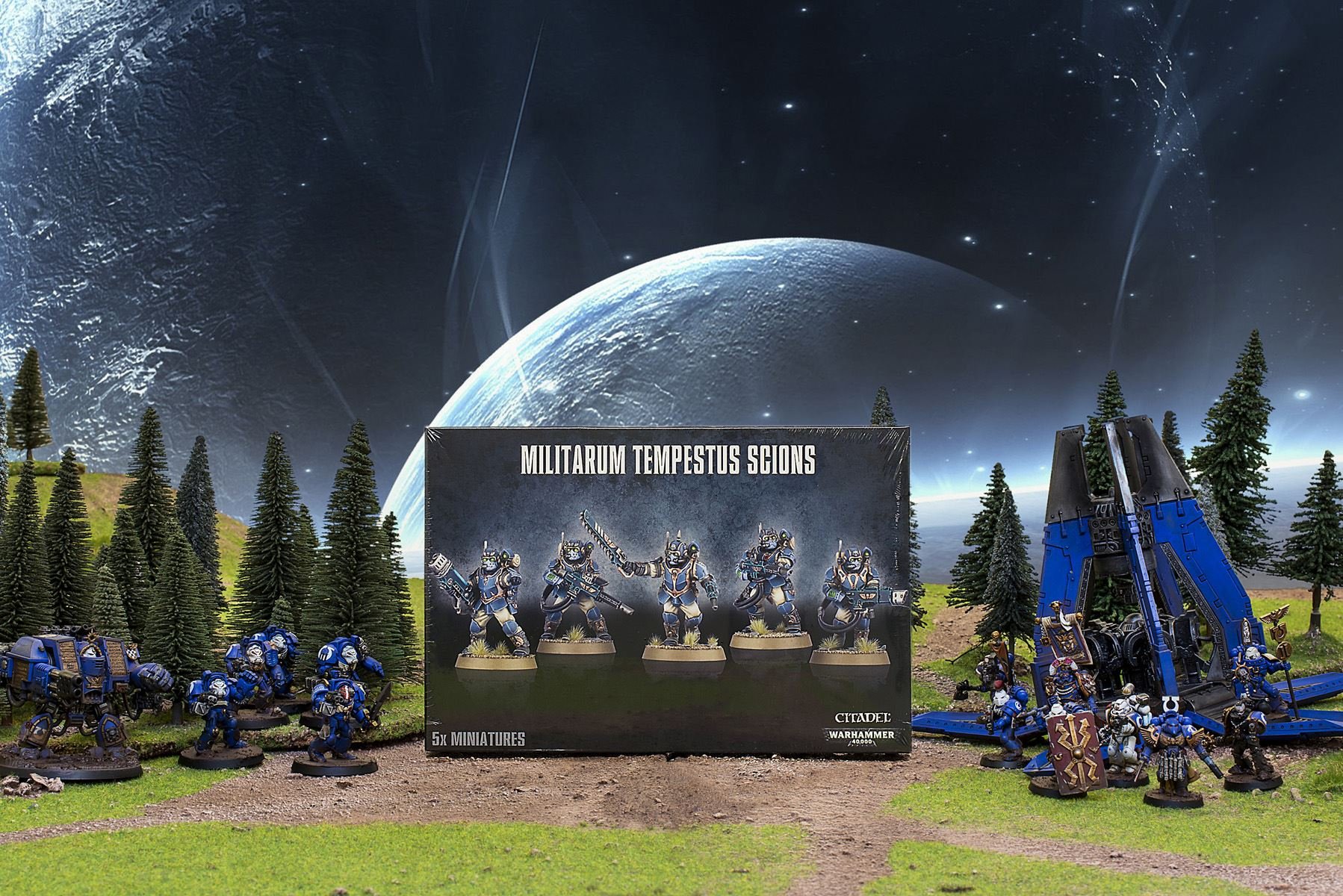 Games Workshop Warhammer 40K Militarum Tempetus Scions