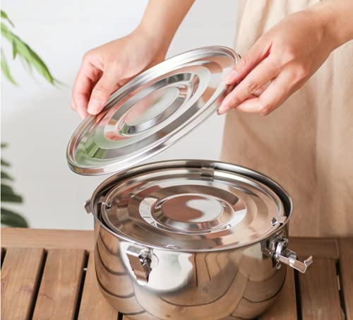 Allprettyall Premium Stainless Steel Food Storage Containers 304 Grade The Original Leak-Proof, Airtight, Smell-Proof - Perfect For Camping Trips, Lunches, Leftovers, Soups, Salads