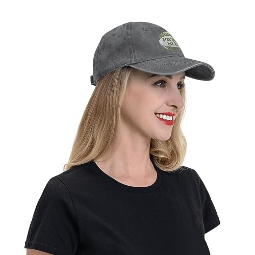 Cowboy Hat Boven Hat Trucker Dad Gift Adjustable Buckle Closure Pickle Slut Logo 1 Casquette Unisex Deep Heather