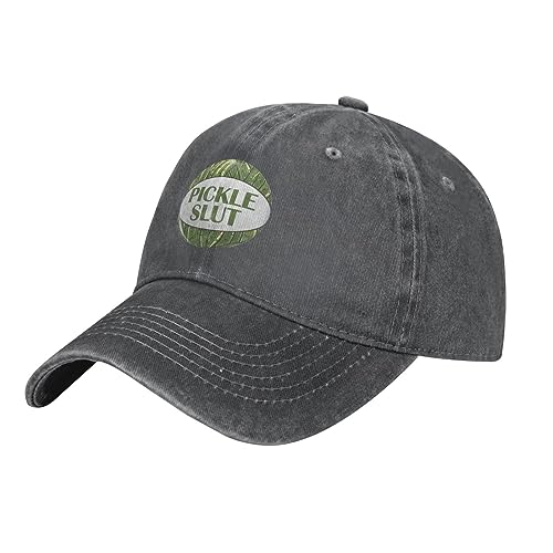 Cowboy Hat Boven Hat Trucker Dad Gift Adjustable Buckle Closure Pickle Slut Logo 1 Casquette Unisex Deep Heather