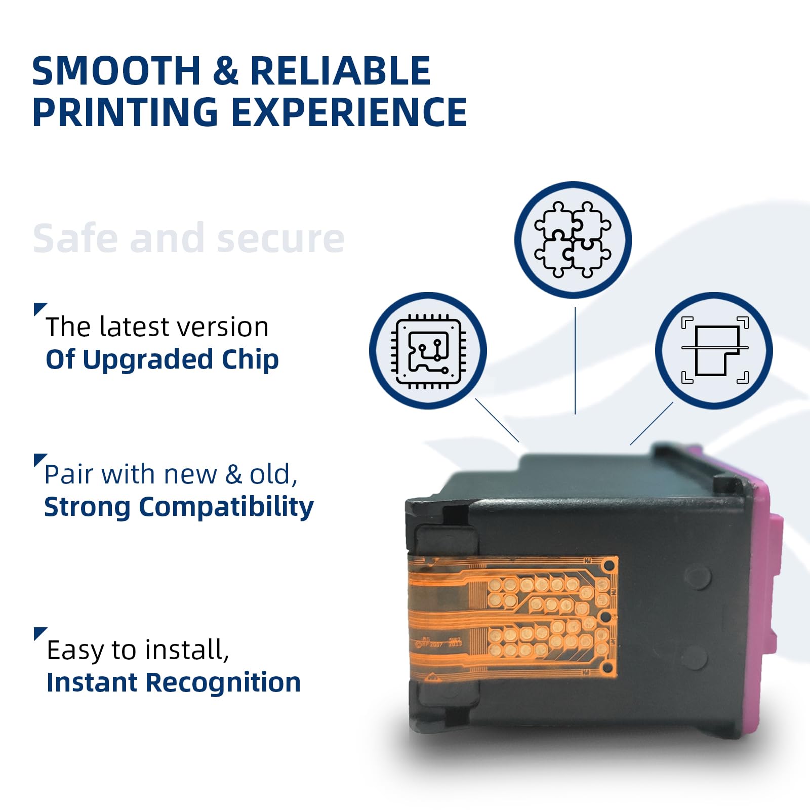 Remanufactured 67 Black Ink Cartridge, Replacement for HP 67XL HP67 Used in Envy 6055 6000 6052 6032 6022 Pro 6455 DeskJet 2755 2722 2700 2732 2752 2725 2724 2710 Plus 4155 Printer