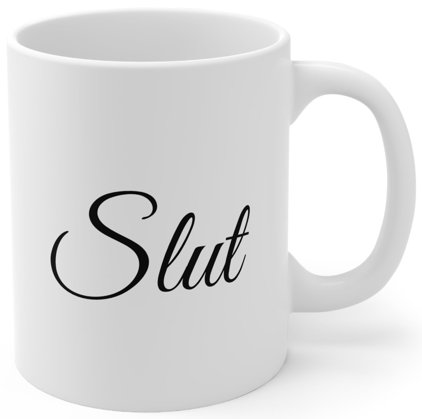 Best Friend Birthday Gifts for Women Funny Friendship Gift for BFF Bestfriend Besties Mom Sister Boss Woman Big Sis Sorority Slut Mug (11 oz, Slut, White)
