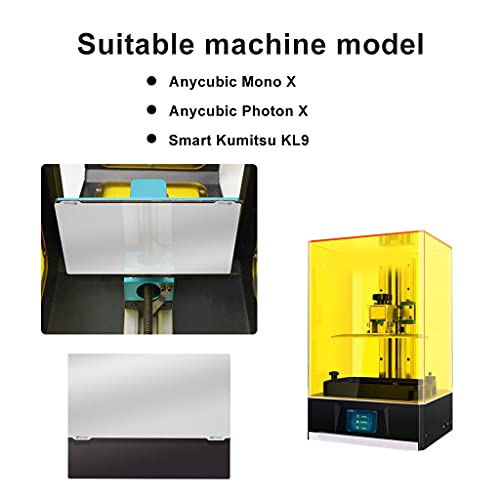 3D Upgraded Platform Resin Magnetic Flexible Steel Plate Bed Resin Sheet for for DLP/SLA 3D Printer Size 7.95x5.0in Dlp Projector 4k Dlp 3D Printer Mini