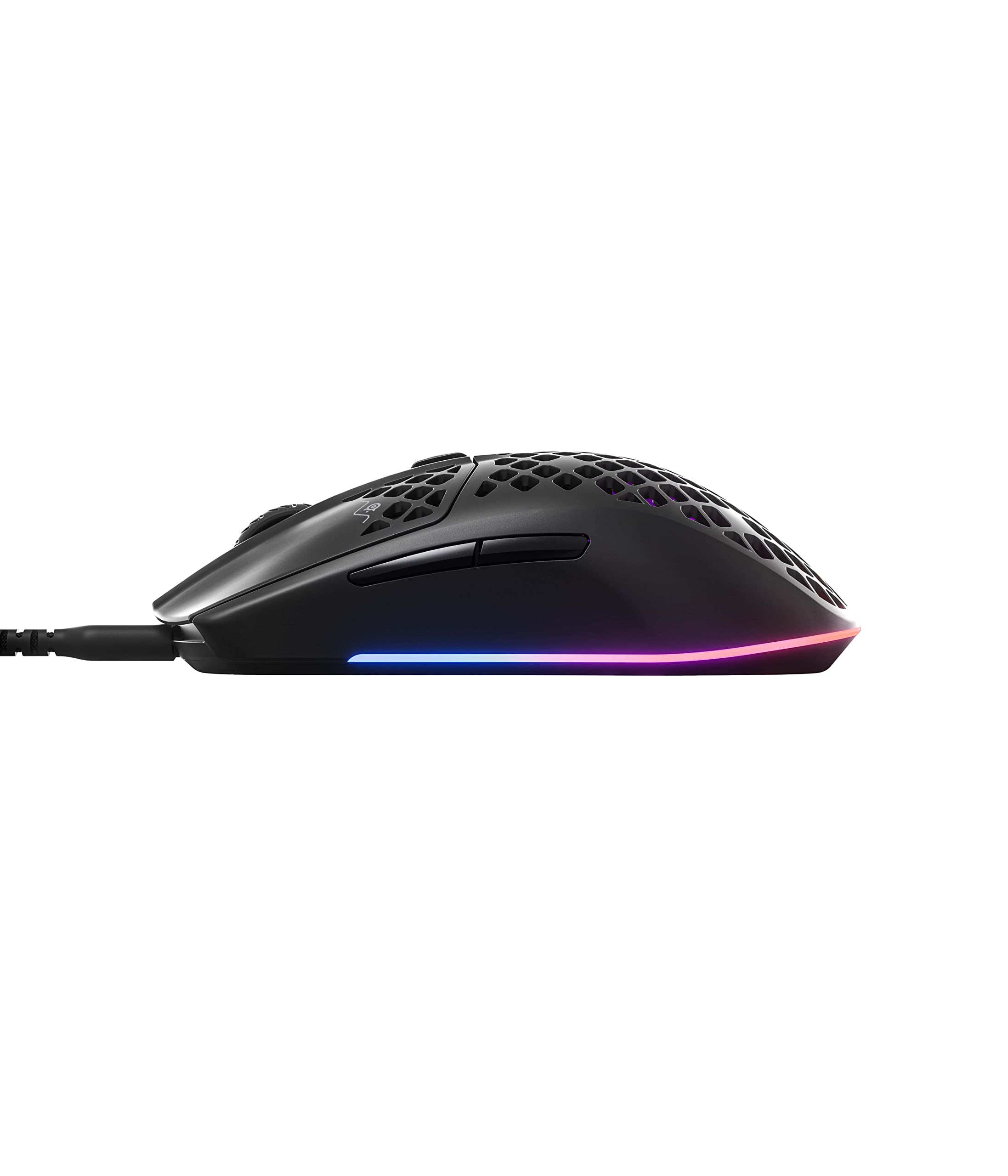 SteelSeries Aerox 3 - Super Light Gaming Mouse - 8,500 CPI TrueMove Core Optical Sensor - Ultra-Lightweight 59g Water Resistant Design - Universal USB-C connectivity - Onyx (Renewed)